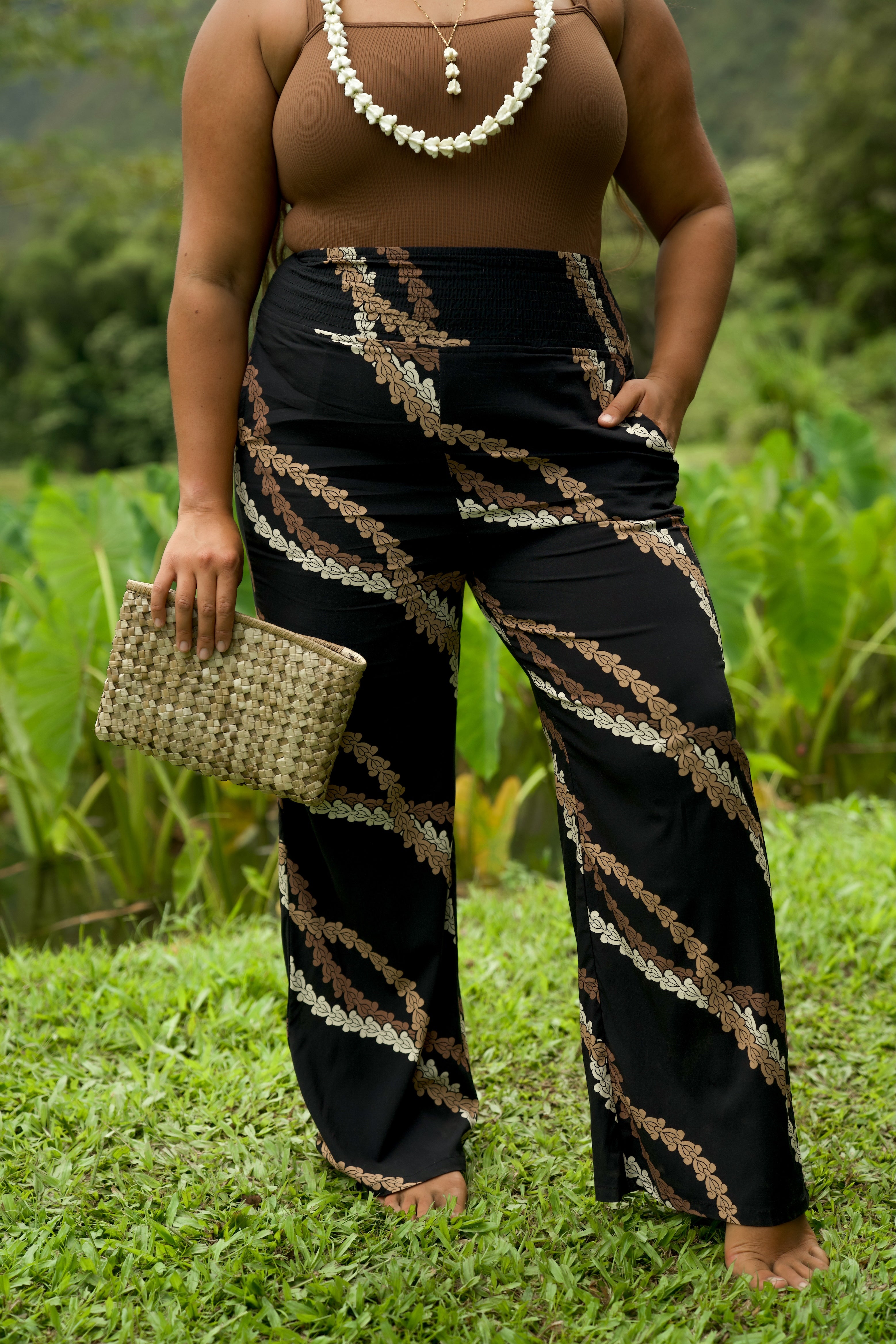 Malia Palazzo Pants ~ Puakalaunu X Sand – Kalo Kini Swim